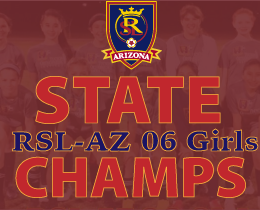 06 Girls Win State League 1 Championship | RSL-AZ Southern Arizona